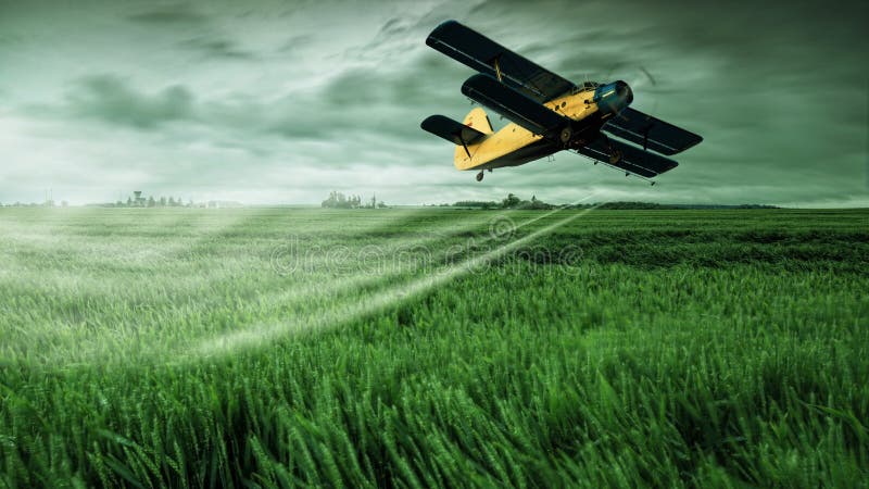 Crop Duster stock photo. Image of farm, agricultural - 15432608
