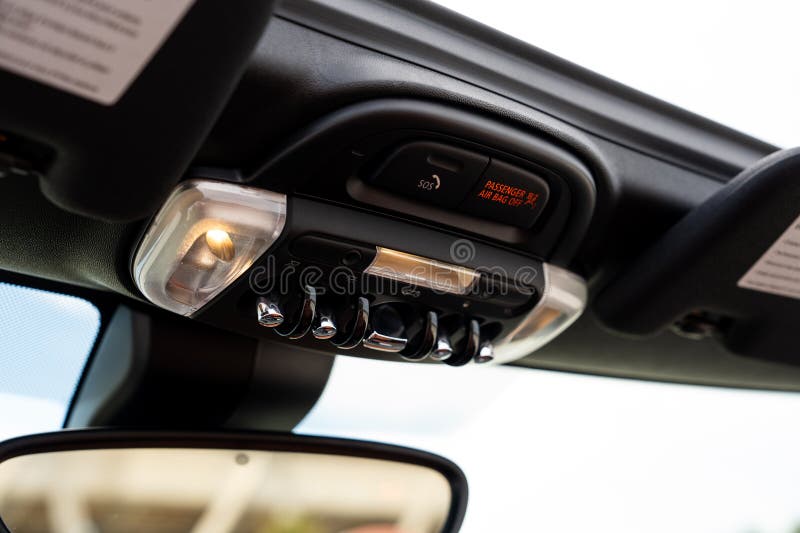 Crop of Lighting System with Switches and Regulators Located on Front ...