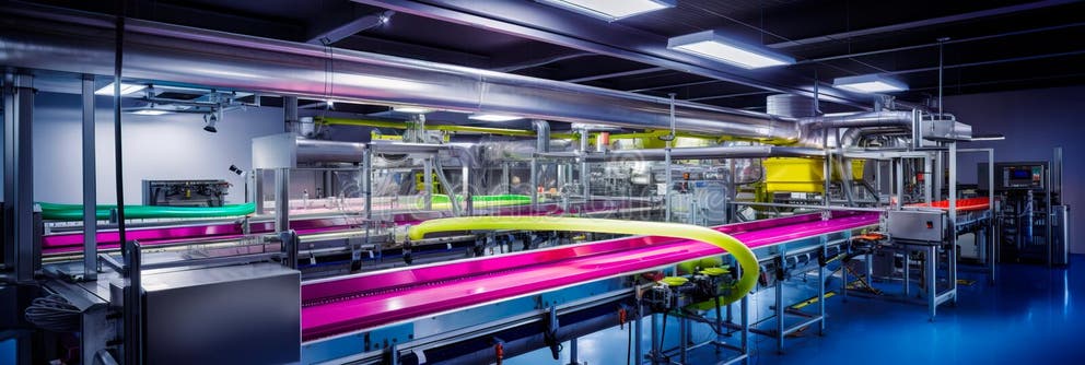 Crop Processing Plant with Conveyor Belts, Sorting Machines and ...