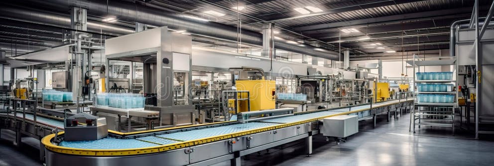 Crop Processing Plant with Conveyor Belts, Sorting Machines and ...