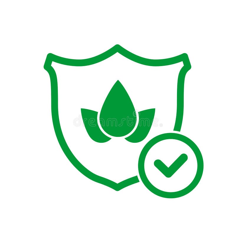 Crop Protection Icon. Crop Insurance Concept. Shield Line Icon. Vector ...