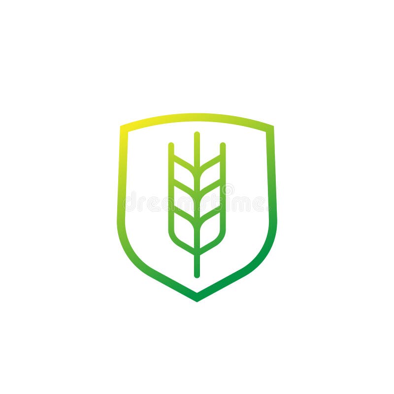 Crop Protection Icon on White Stock Vector - Illustration of parasite ...