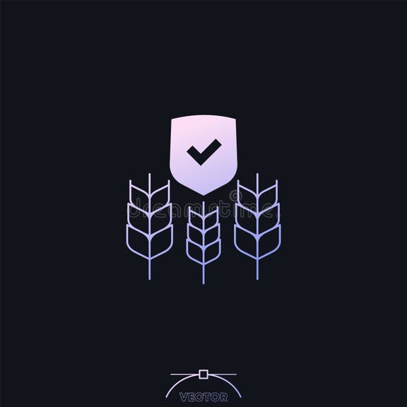 Crop Protection Vector Icon with a Gradient Stock Vector - Illustration ...