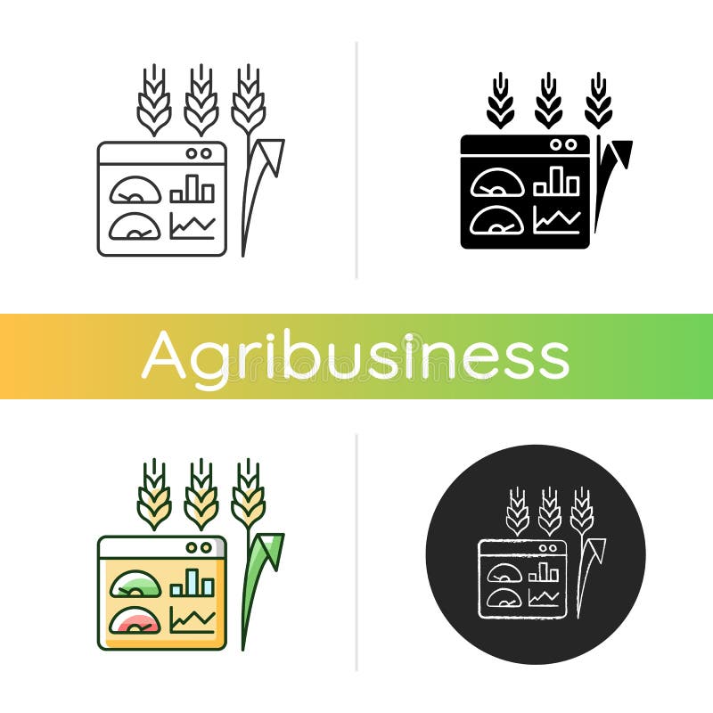 Crop and Soil Monitoring and Management Icon Stock Vector ... Crop and Soil Monitoring and Management Icon Stock Vector ...