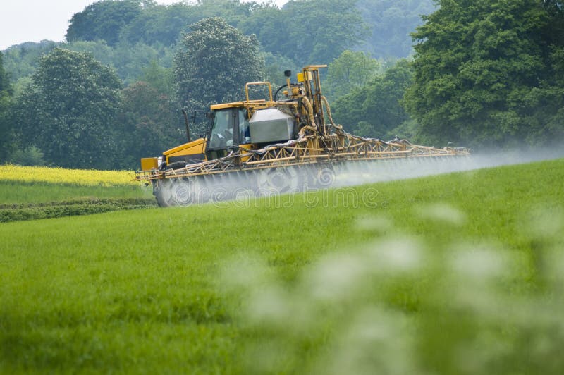Crop Spraying stock image. Image of buckinghamshire, farmer - 5240215