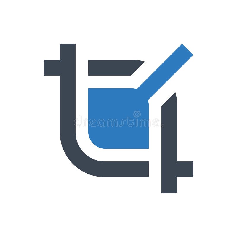 Crop, Tool, Transform Line Icon with 5 Steps Presentation Infographics ...