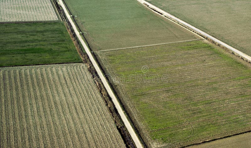 Cropland, aerial view stock photo. Image of agricultural - 8928456