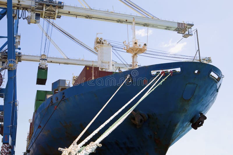 Cropped Cargo Truck stock image. Image of headlight, truck - 1049931