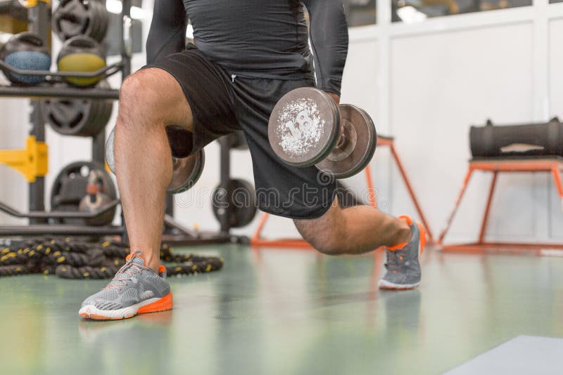 Cropped Image of a Man Doing Exercise for Legs. Man Working Out Legs ...