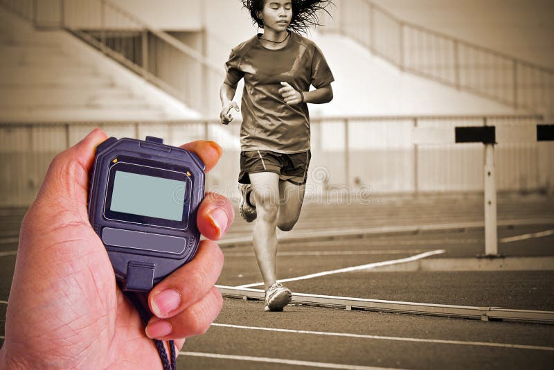 Cropped Image of Runner on Competitive Running Stock Image - Image of ...