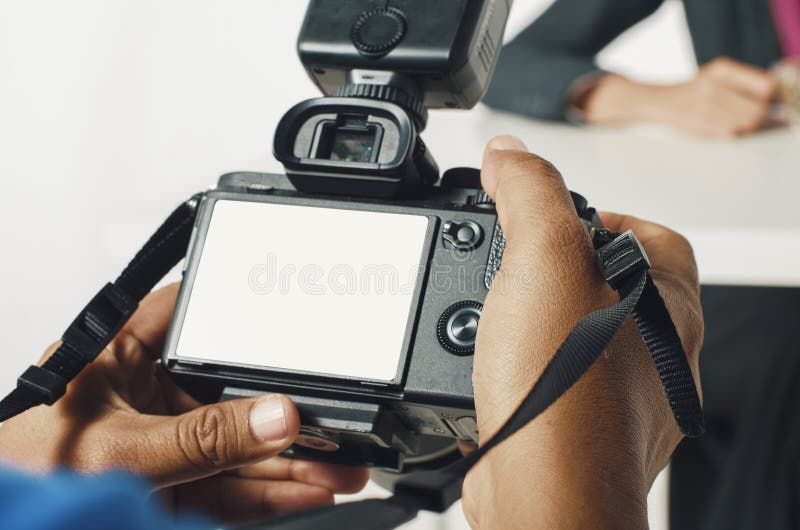 Cropped Image Studio Shooting Session, Talent Model Sitting and Stock ...