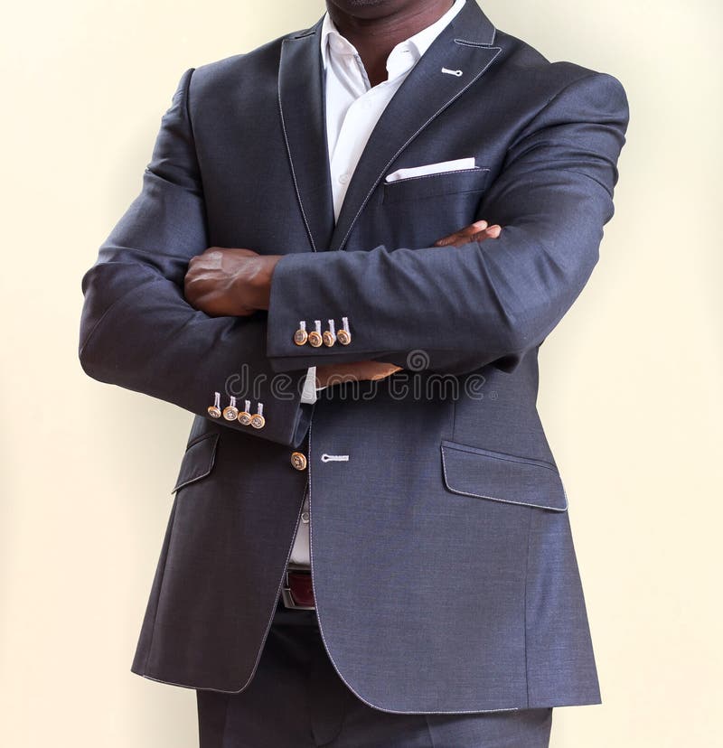 Cropped Man in a Smart Business Suit. Stock Photo - Image of male ...