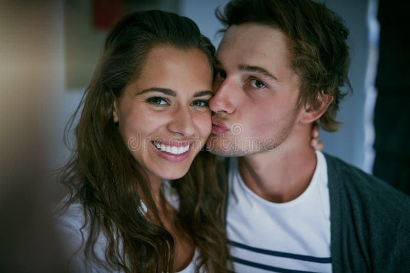 We Complete Each Other. Cropped Shot of an Affectionate Young Couple at ...