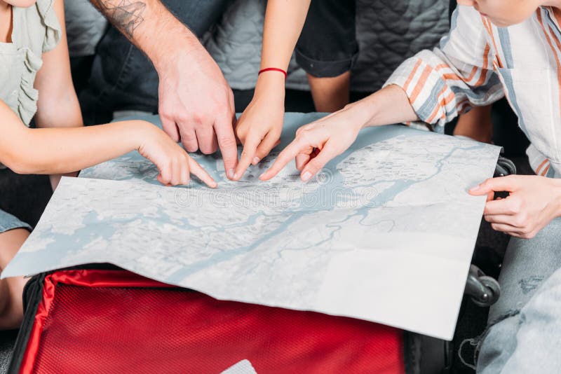 Pointing at map stock image. Image of pointing, navigation - 118813571