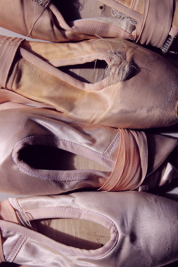 Old pointe shoes stock image. Image of antique, dancing - 15242863