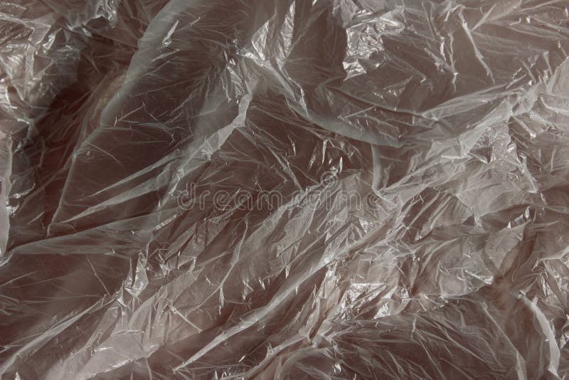 Cropped Shot of Plastic Bag. Cellophane Background, Close Up Stock ...