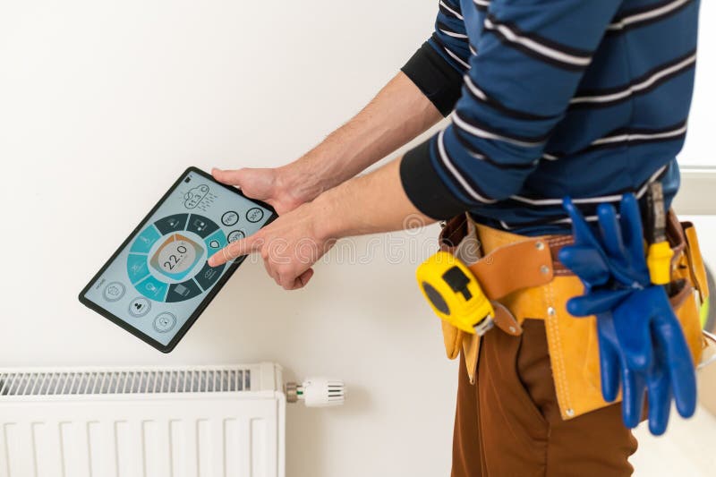 Cropped Shot View Manager Technical Industrial Engineer Working and ...