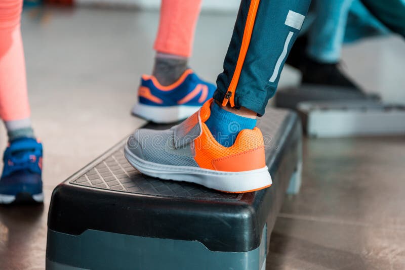 Cropped View of Kids Working Out Stock Photo - Image of workout ...