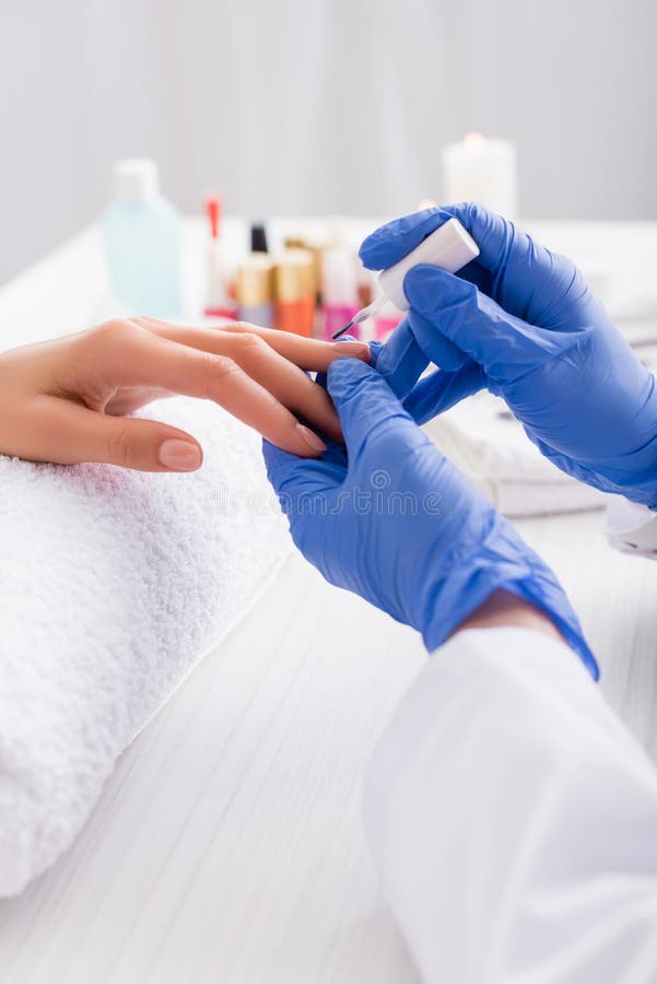 Cropped View of Manicurist Making Manicure Stock Image - Image of ... Cropped View of Manicurist Making Manicure Stock Image - Image of ...