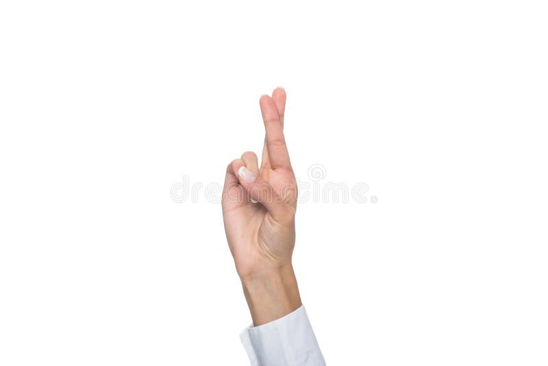 Cropped View of Person Gesturing Signed Language Stock Image - Image of ...
