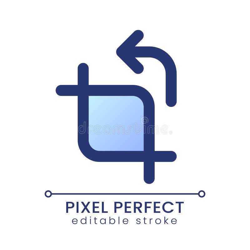 Cropping Pixel Perfect Gradient Fill Ui Icon Stock Vector - Illustration of spin, symbol: 267345748