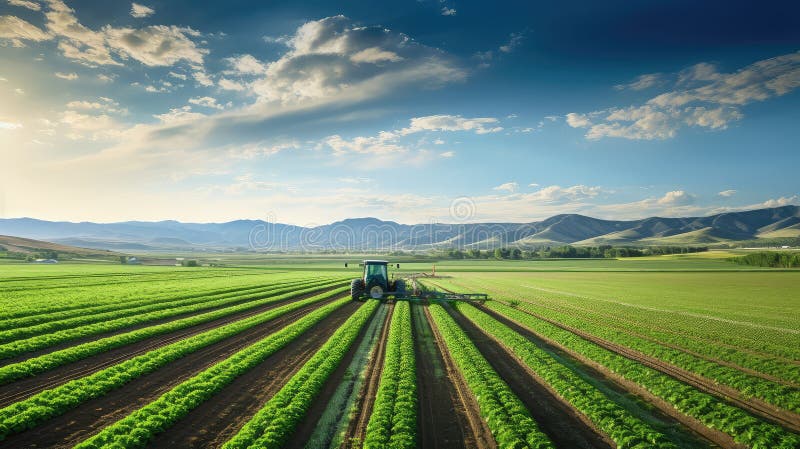 Crops farm technology stock illustration. Illustration of genetics ...