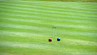 Croquet court stock image. Image of leisure, luxury, white - 5763073