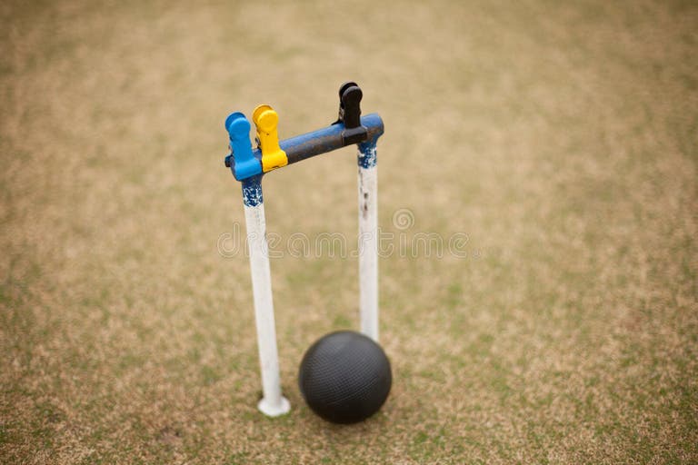 Croquet Equipment stock photo. Image of hoop, clips, ball - 21339790