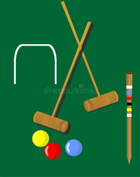 Croquet Stock Illustrations – 943 Croquet Stock Illustrations, Vectors ...