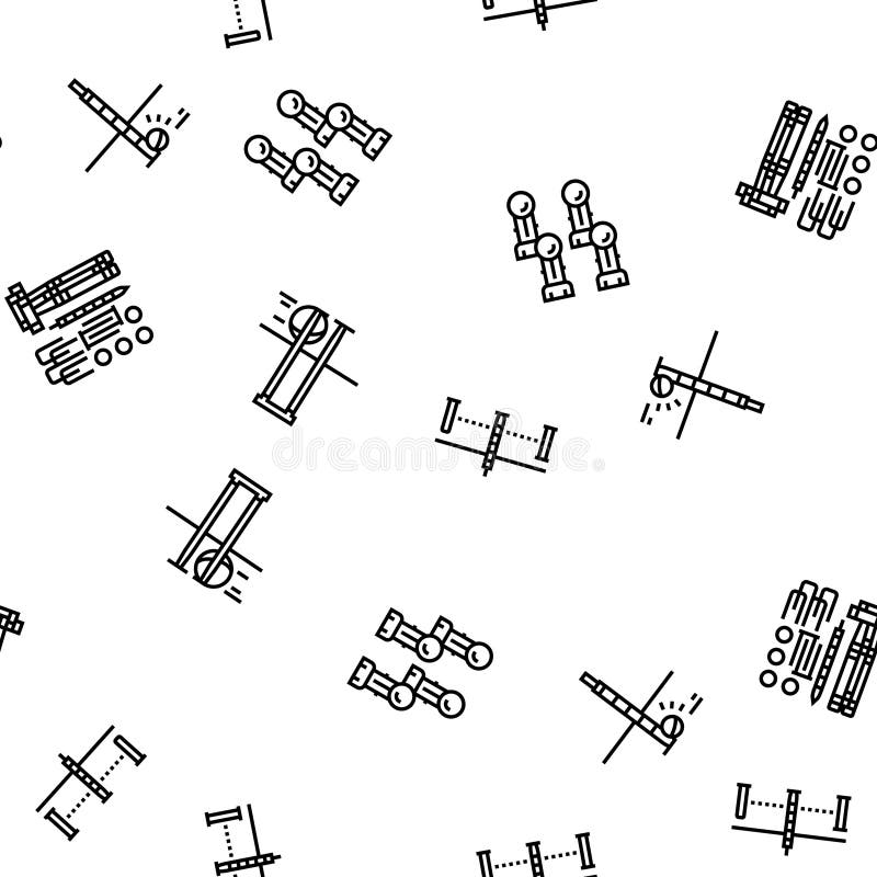 Croquet Mallet Game Ball Seamless Pattern Vector Stock Illustration ...