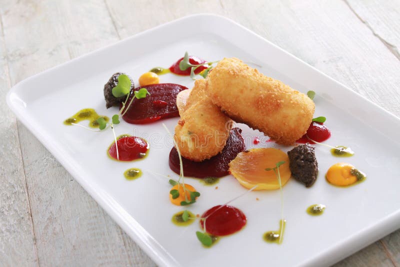 Croquette Starter Appetizer Stock Photo - Image of food, eating: 63563892