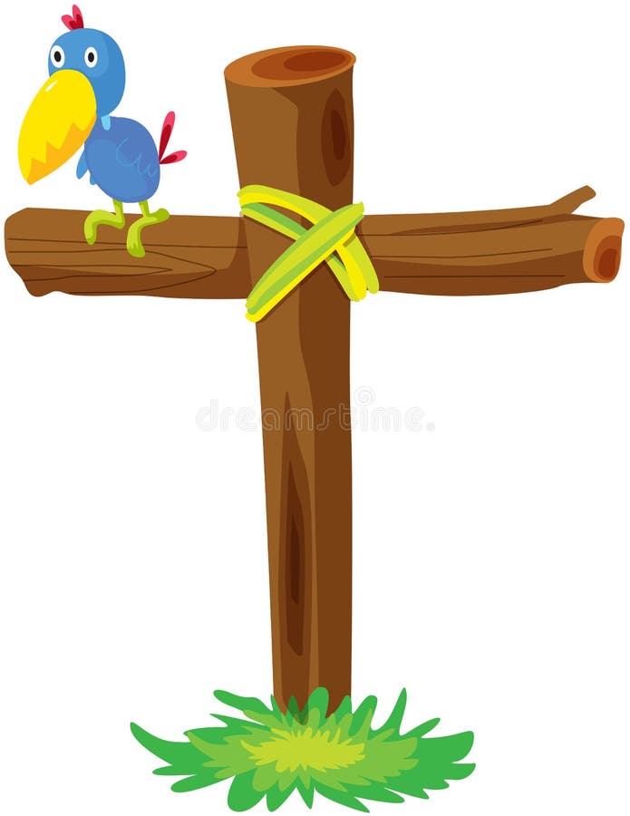Wooden Cross Cartoon Stock Illustrations – 1,615 Wooden Cross Cartoon ...