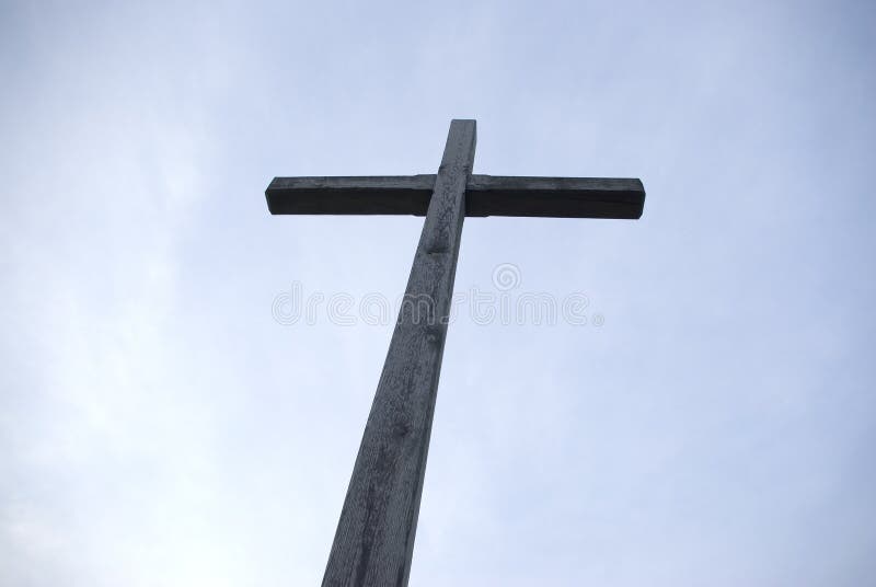 Simple cross stock photo. Image of symbol, peace, graveyard - 149876