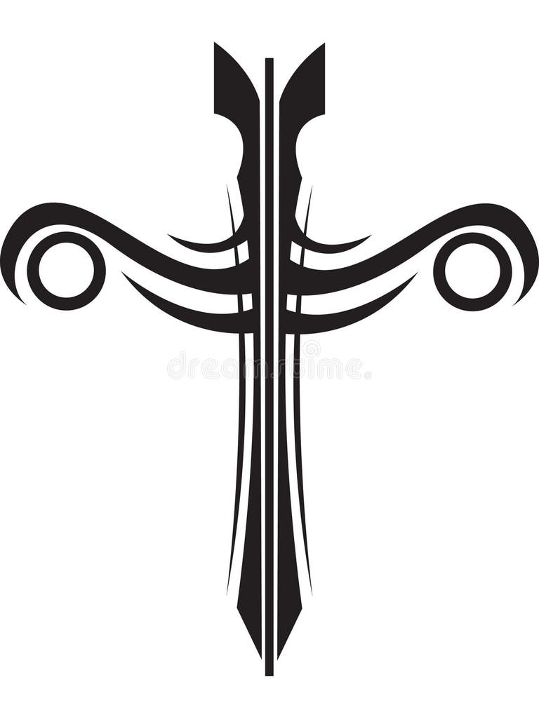 Stylized Black Cross Stock Illustrations – 2,313 Stylized Black Cross ...