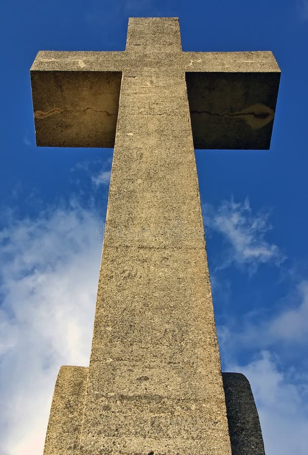 Big Stone Cross stock photo. Image of religious, sacrifice - 21255802