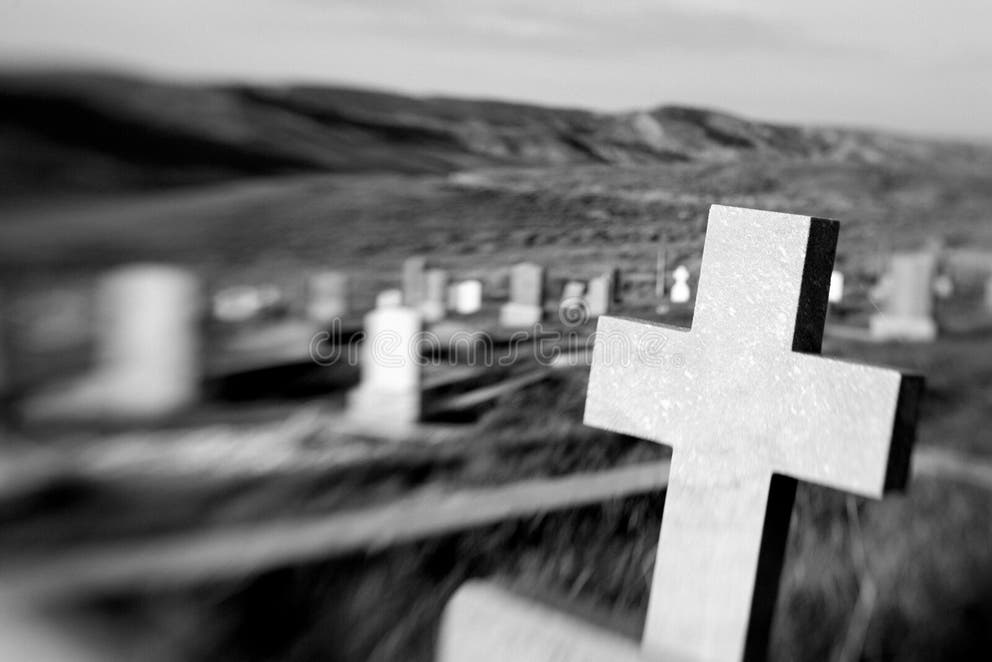 Cross stock photo. Image of cross, blur, black, cemetery - 2358664