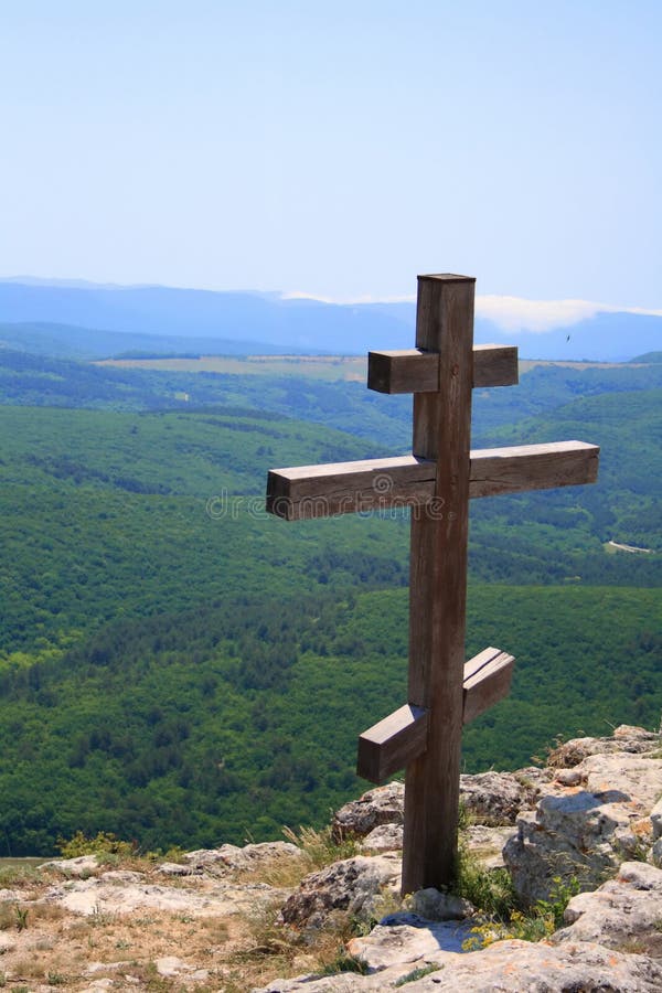 Cross stock photo. Image of cross, nature, tranquility - 24373486