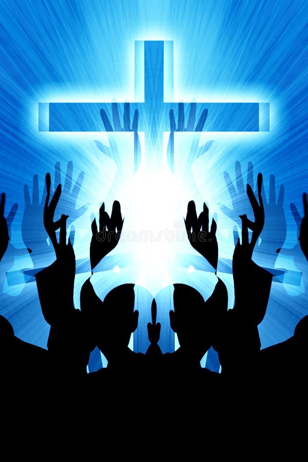 Cross of the Sun and Moon stock vector. Illustration of power - 689177