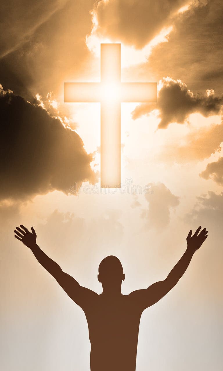 Cross Sky Hands Stock Illustrations – 937 Cross Sky Hands Stock ...