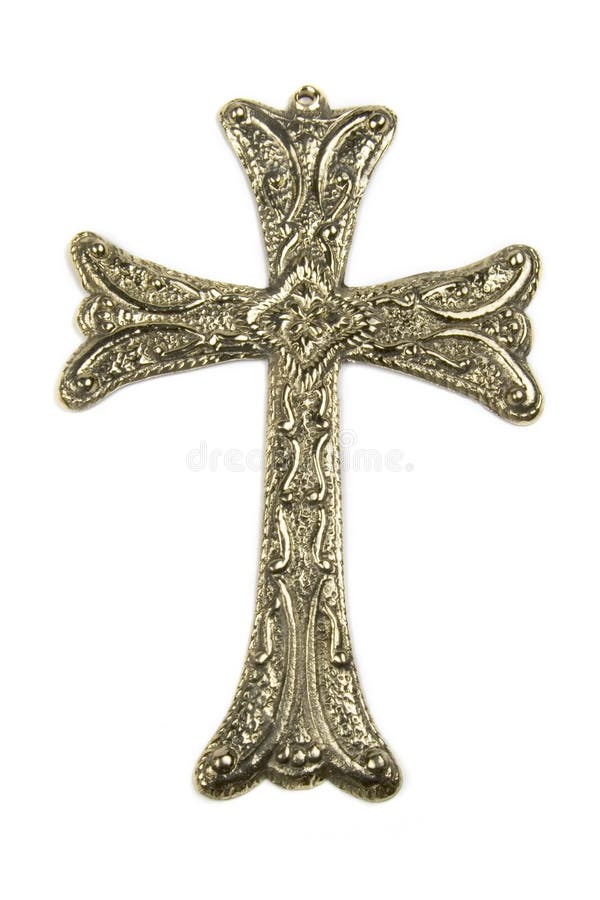 Cross gold stock illustration. Illustration of gold, gutenberg - 4054198