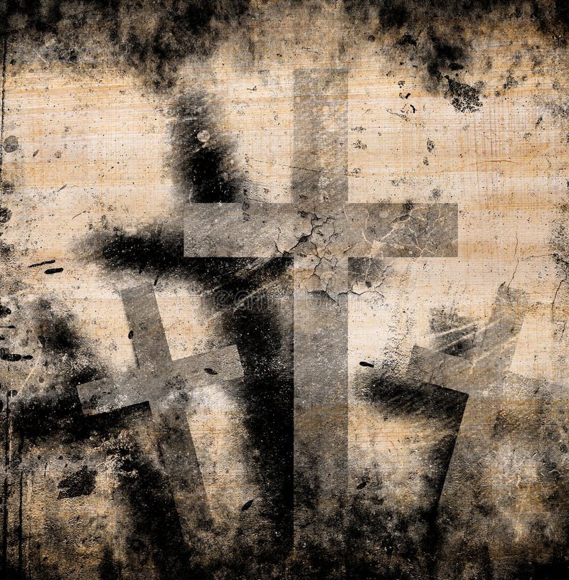 Cross on Abstract Grunge Background Stock Photo - Image of jesuit ...