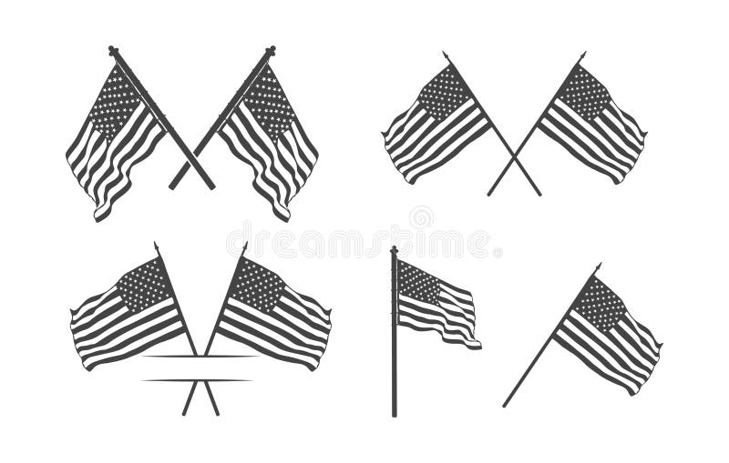 Cross American Flag Silhouette, Cross Flag Vectors, Cross American Flag ...