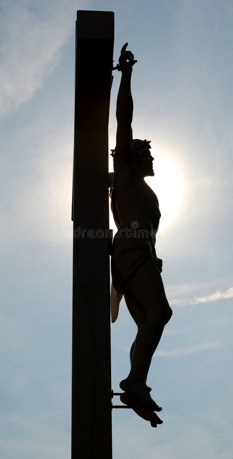 Cross back light stock image. Image of jesus, christ, symbol - 2342649