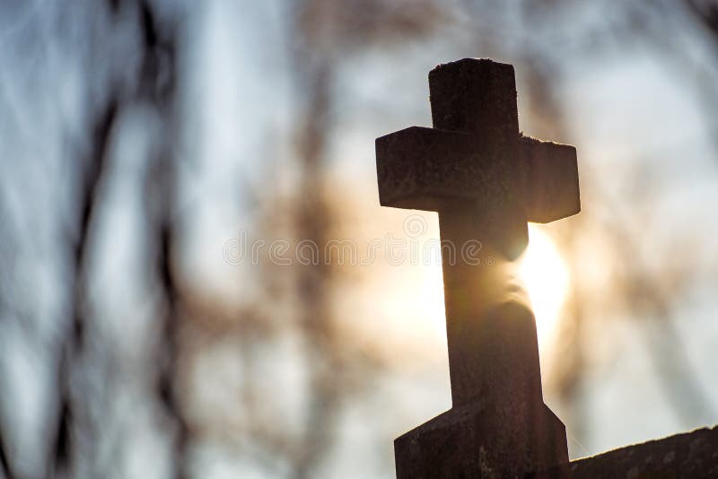 Cross back light stock image. Image of jesus, christ, symbol - 2342649