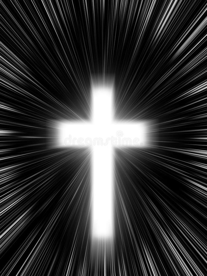 Cross and rays stock illustration. Illustration of artistic - 21189035