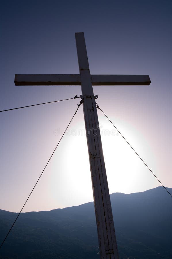 Cross in Backlight stock photo. Image of bolos, single - 10755814