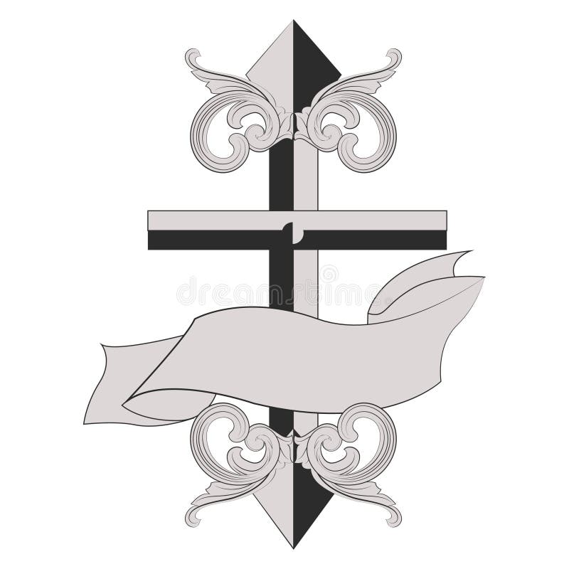 Cross Banner Stock Illustrations – 45,167 Cross Banner Stock ...