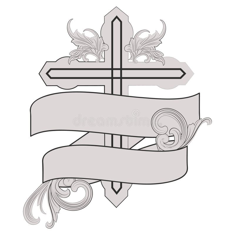 Cross Banner Stock Illustrations – 45,167 Cross Banner Stock ...