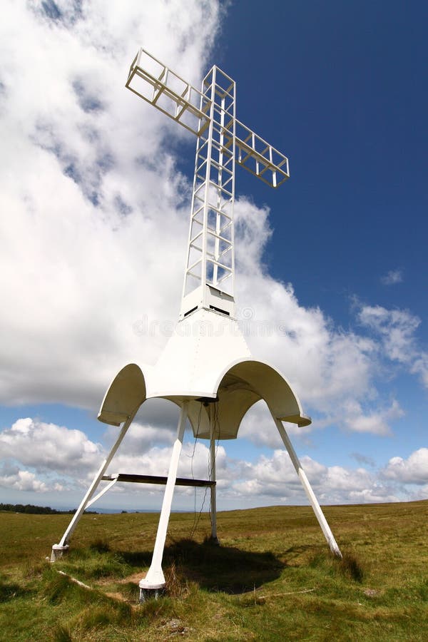 Cross and bell stock photo. Image of spiritual, cross - 12717704