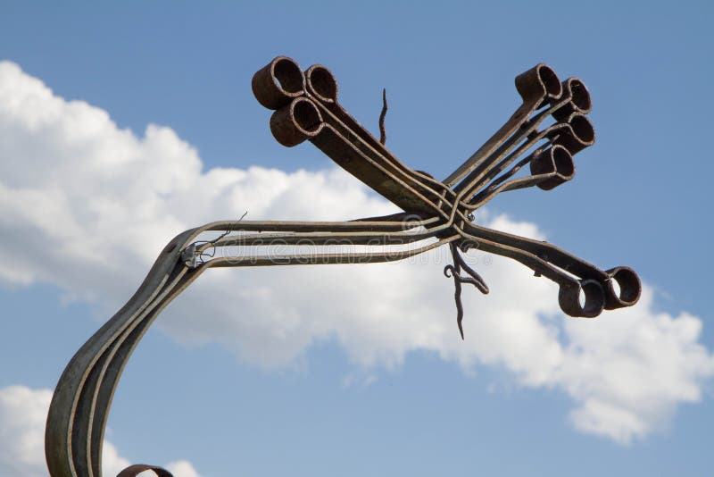 The Bent Cross Crucifix stock photo. Image of christmas - 37789358